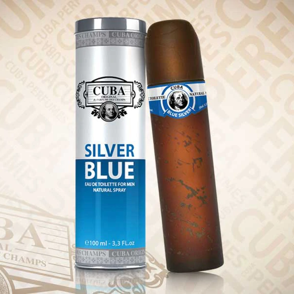 Cuba Silver Blue 100Ml Men • Mannah S.R.L